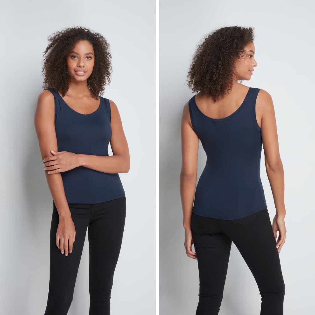 Women's Sleeveless Vest Top | Women's Thermal Base Layer Vest Top ...
